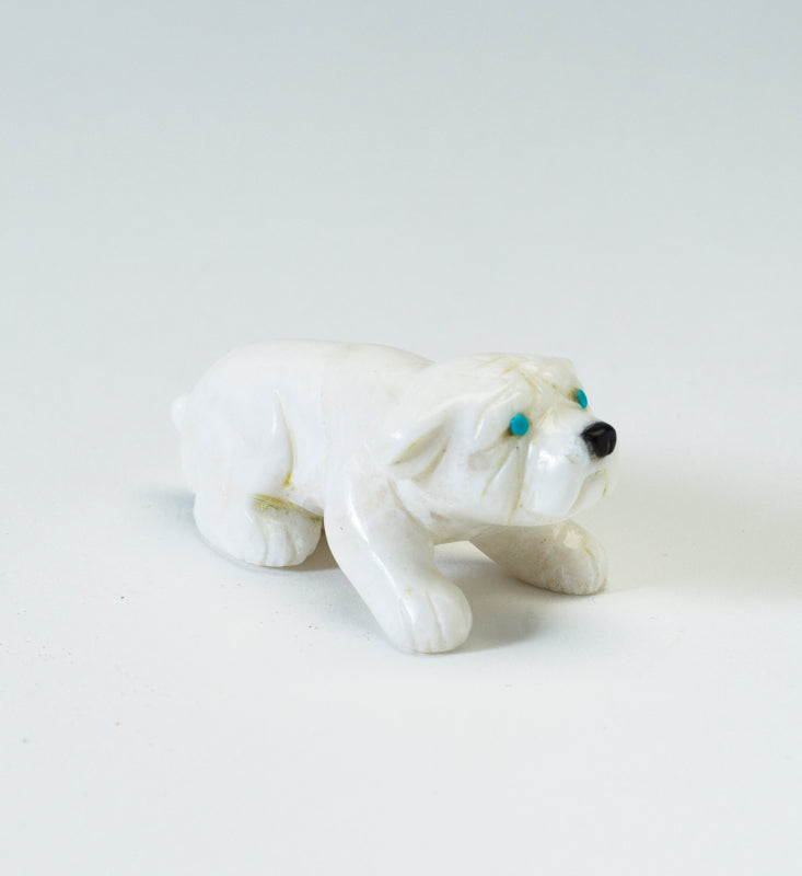Cody Nastacio: White Marble, Bulldog, Zuni – Zuni Artist Resource Team