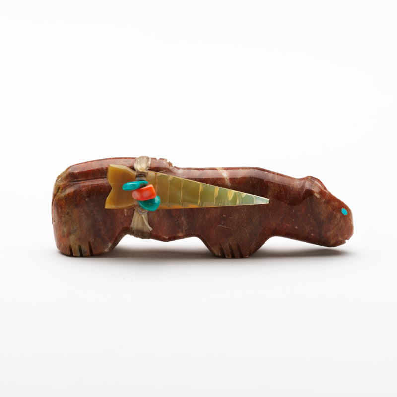 Lena Boone (d): Jasper Mountain Lion w/ Bundle – Zuni Artist Resource Team