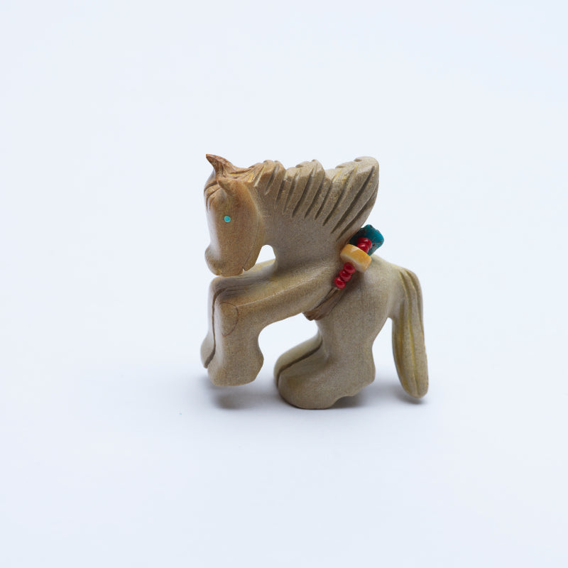 Douglas Martza: Picture Jasper, Rearing Horse – Zuni Artist Resource Team