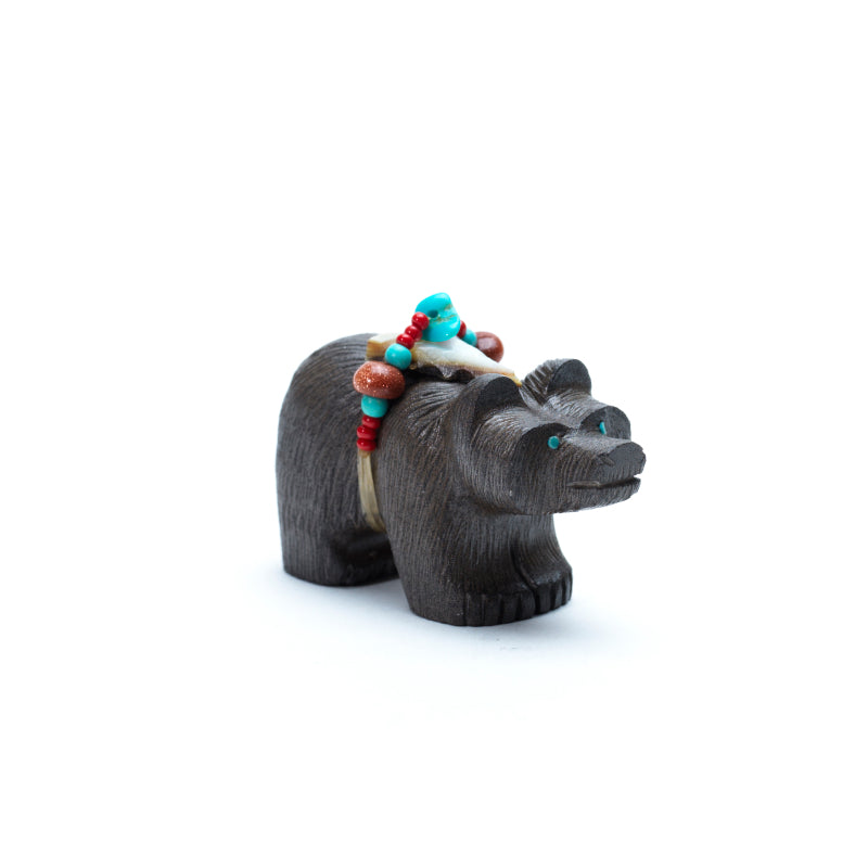 Douglas Martza: Brown Marble, Bear – Zuni Artist Resource Team