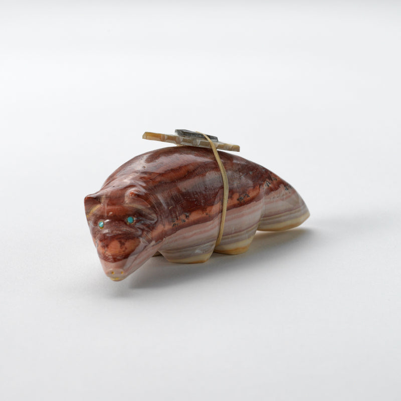 Delvin Leekya: Dolomite, Fox – Zuni Artist Resource Team